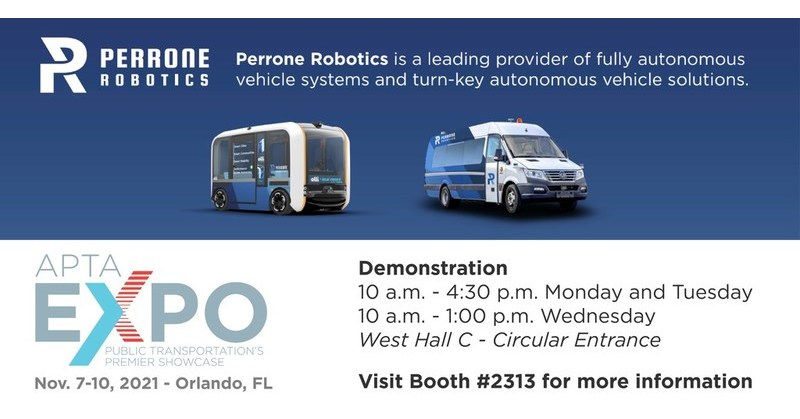 Perrone Robotics to Feature Flagship All-Electric Autonomous Vehicles ...
