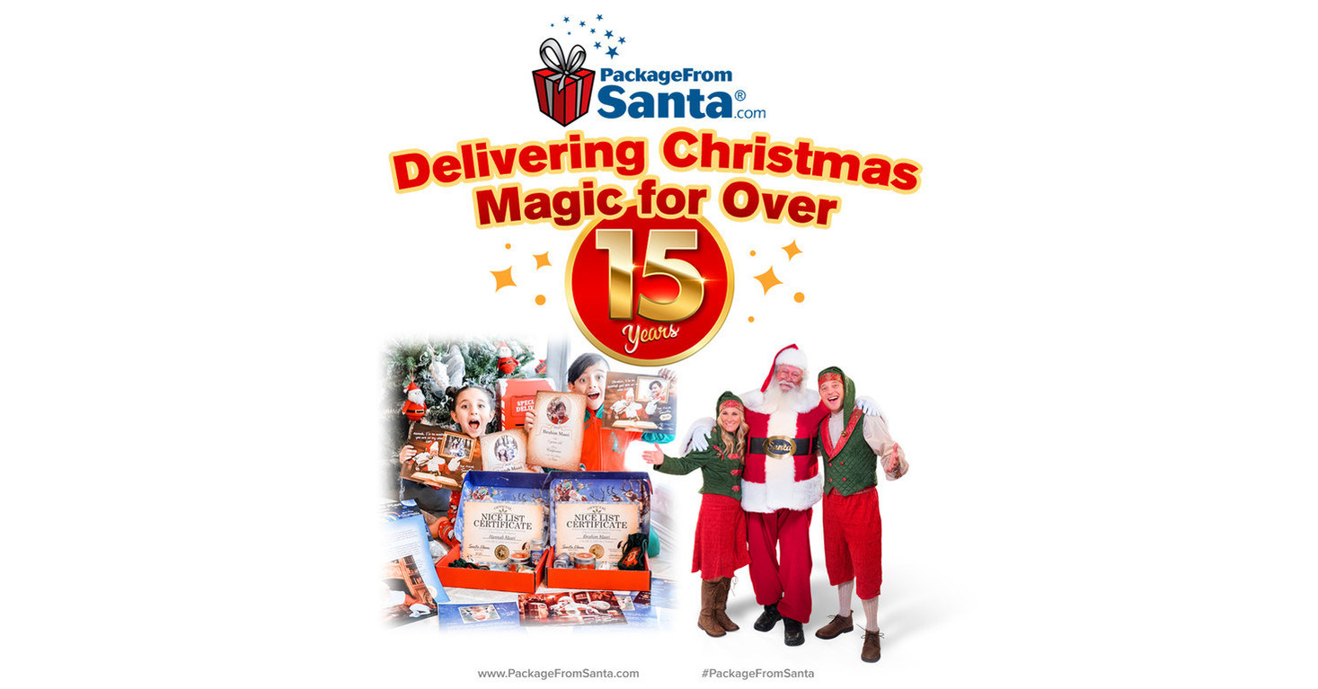 PackageFromSanta.com Celebrates 15 Magical Years as North America's ...