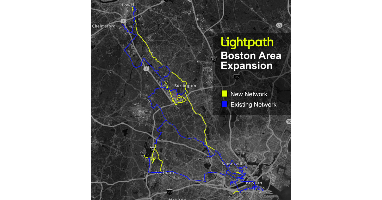 Lightpath Announces Major Expansion to Fiber Network in Boston Region