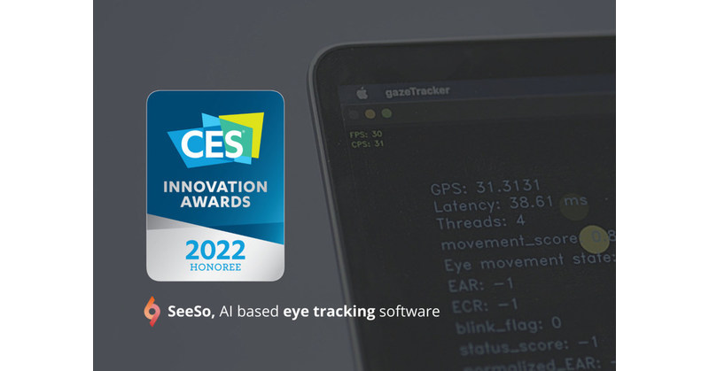 Visualcamp Eye Tracking Software, Seeso Named as CES 2022 Innovation Awards Honoree