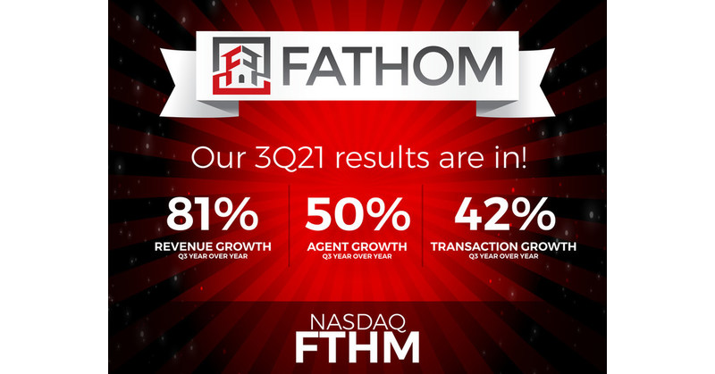 Fathom Holdings Inc. Reports 81% Growth for 2021 Third Quarter Revenue