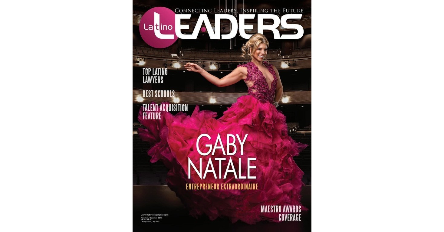 Top Latina Speaker Gaby Natale Receives Latino Leaders Magazine MAESTRO ...