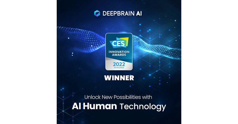 DeepBrain AI - Named as CES 2022 Innovation Awards Winner