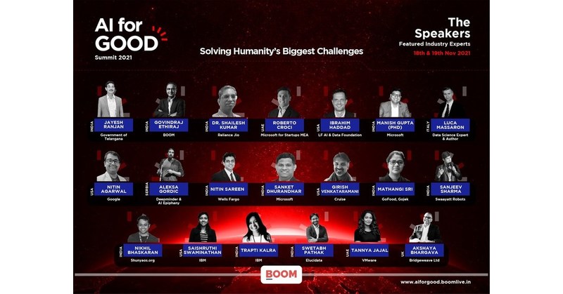 BOOM To Host 'AI For Good Summit 2021' To Highlight The Role Of ...