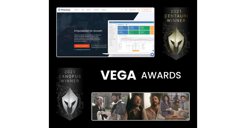 Phonexa Wins 9 Vega Digital Awards