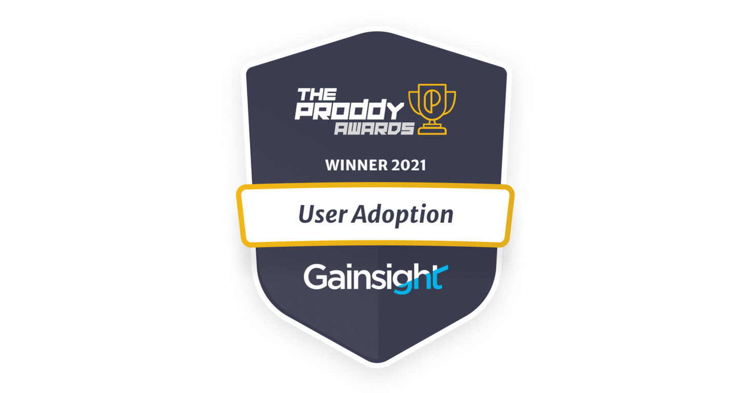 Gainsight PX Wins Coveted Proddy Award for Best User Adoption Solution