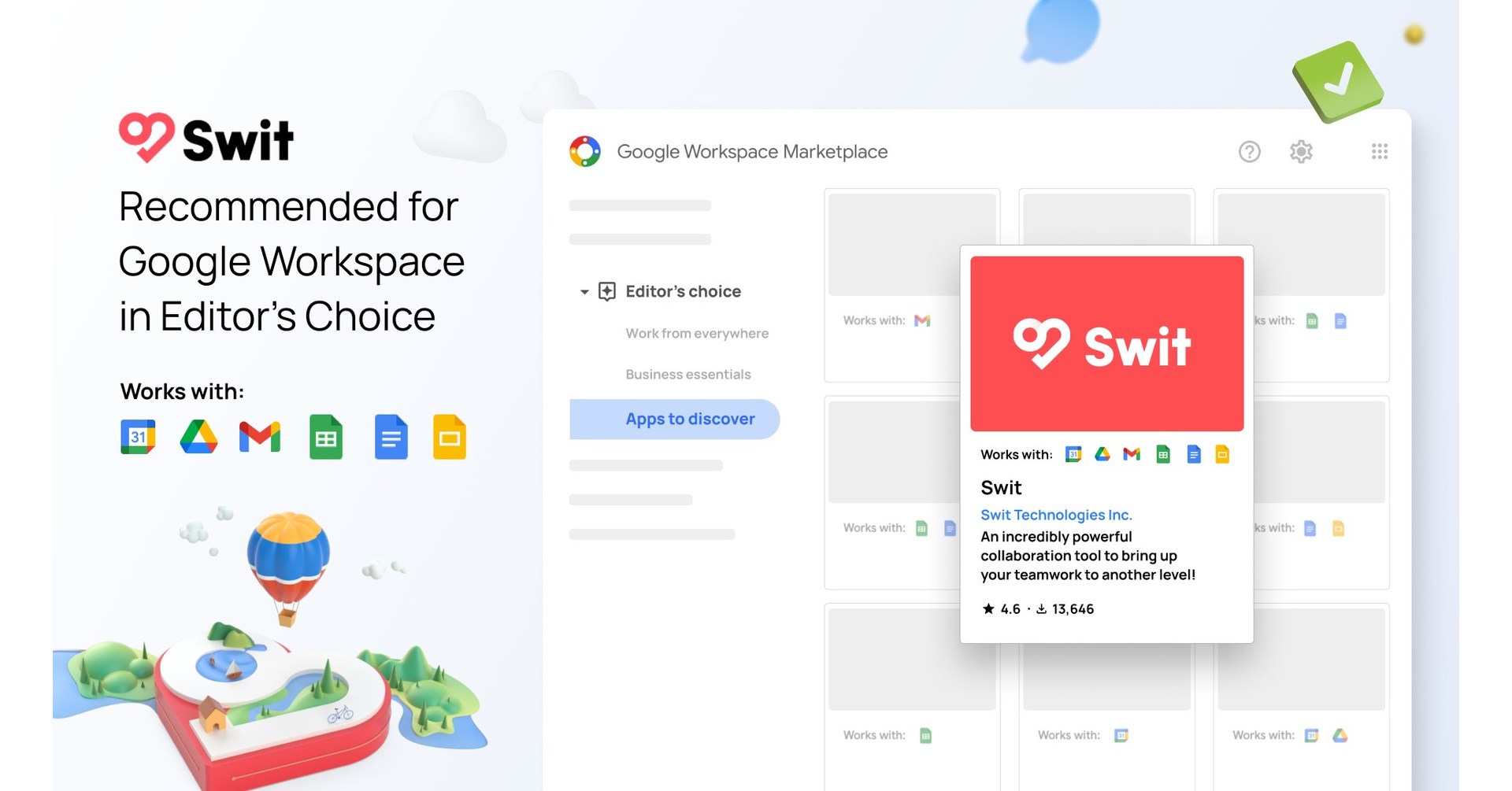 Google recommends Swit collaboration platform as 'Innovative Solution'