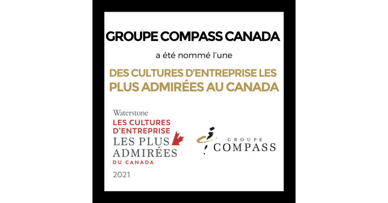 Le Groupe Compass Canada a été nommé l'une des cultures d'entreprise ...