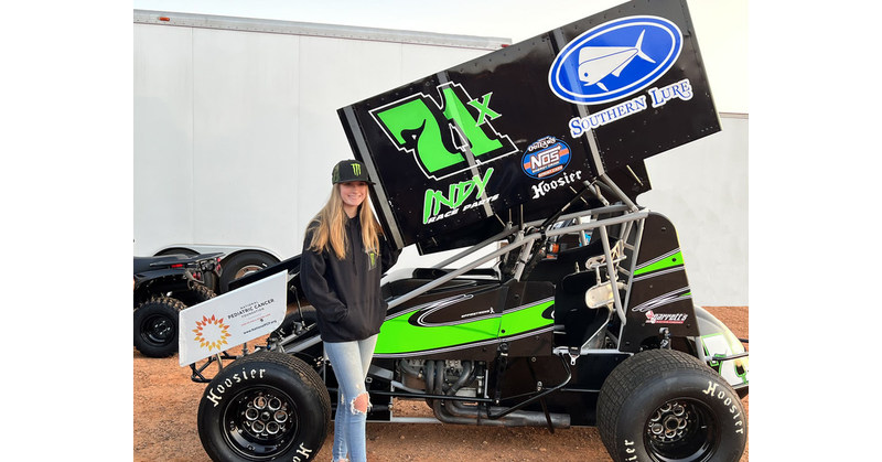 Teen Racer Drives To End Childhood Cancer