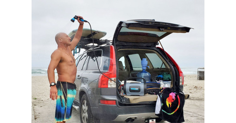 RinseKit Portable Showers Featured by Surfline