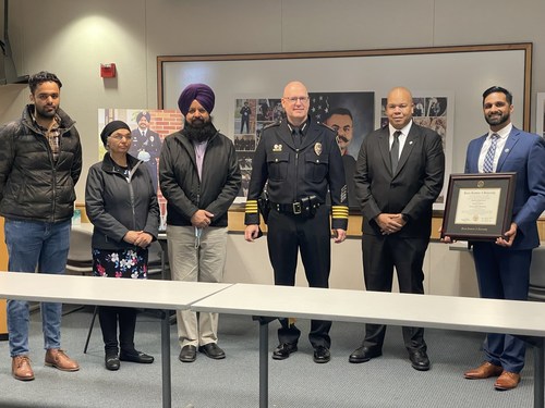 Union Institute & University Honors Officer Harminder Grewal with ...