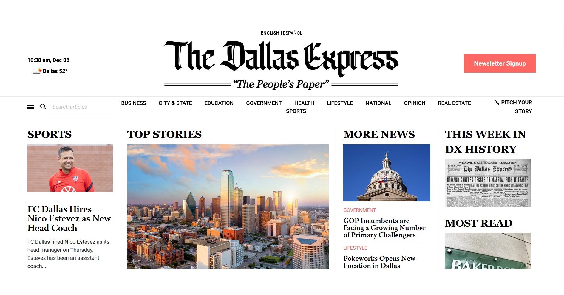 Dallas Express Excited to Announce New Website and Ad Campaign ...