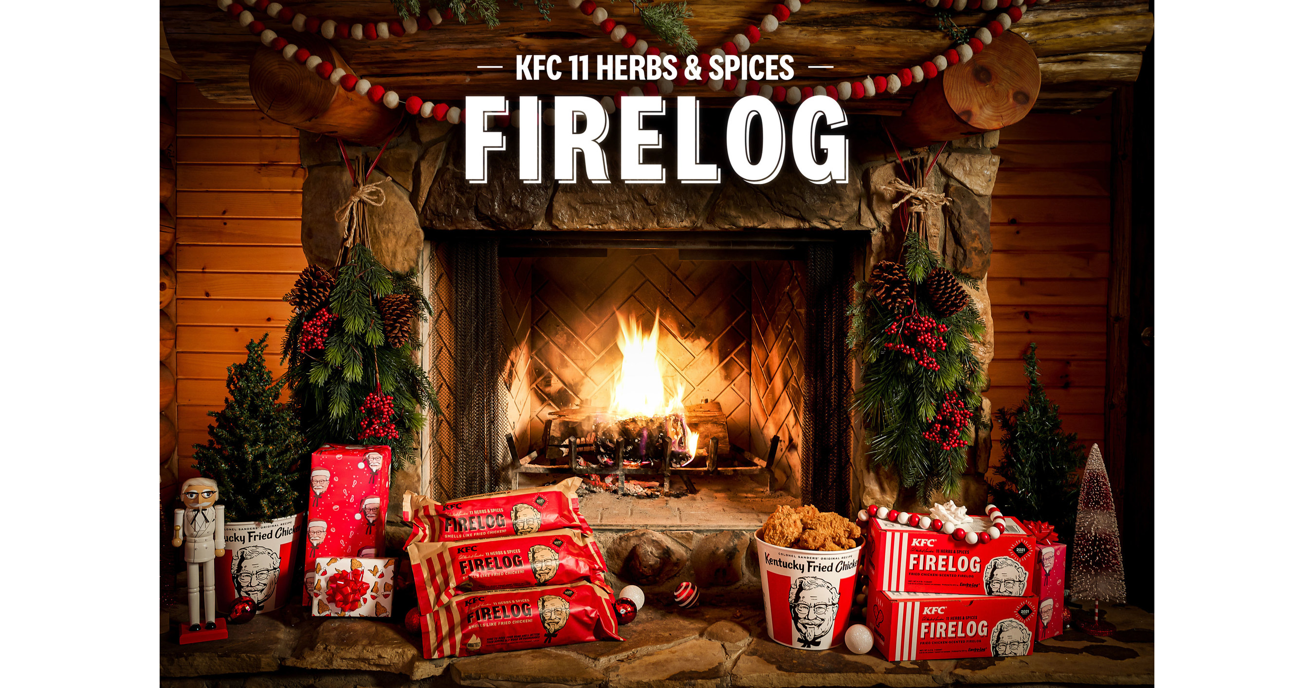 KFC's Best-Selling 11 Herb & Spices Firelog is Back, Now as a Full ...