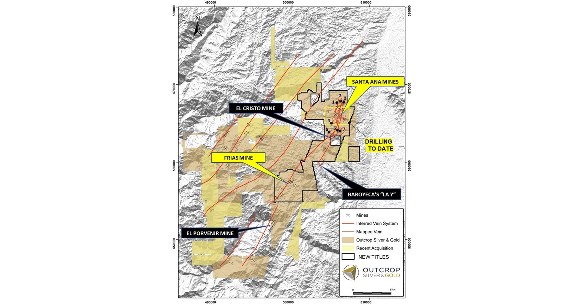 Outcrop Granted 5,046 Hectares of Mining Titles and Announces Discovery ...