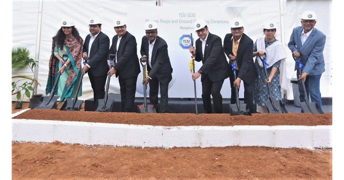 Ground-breaking ceremony for TÜV SÜD's new testing laboratory in India