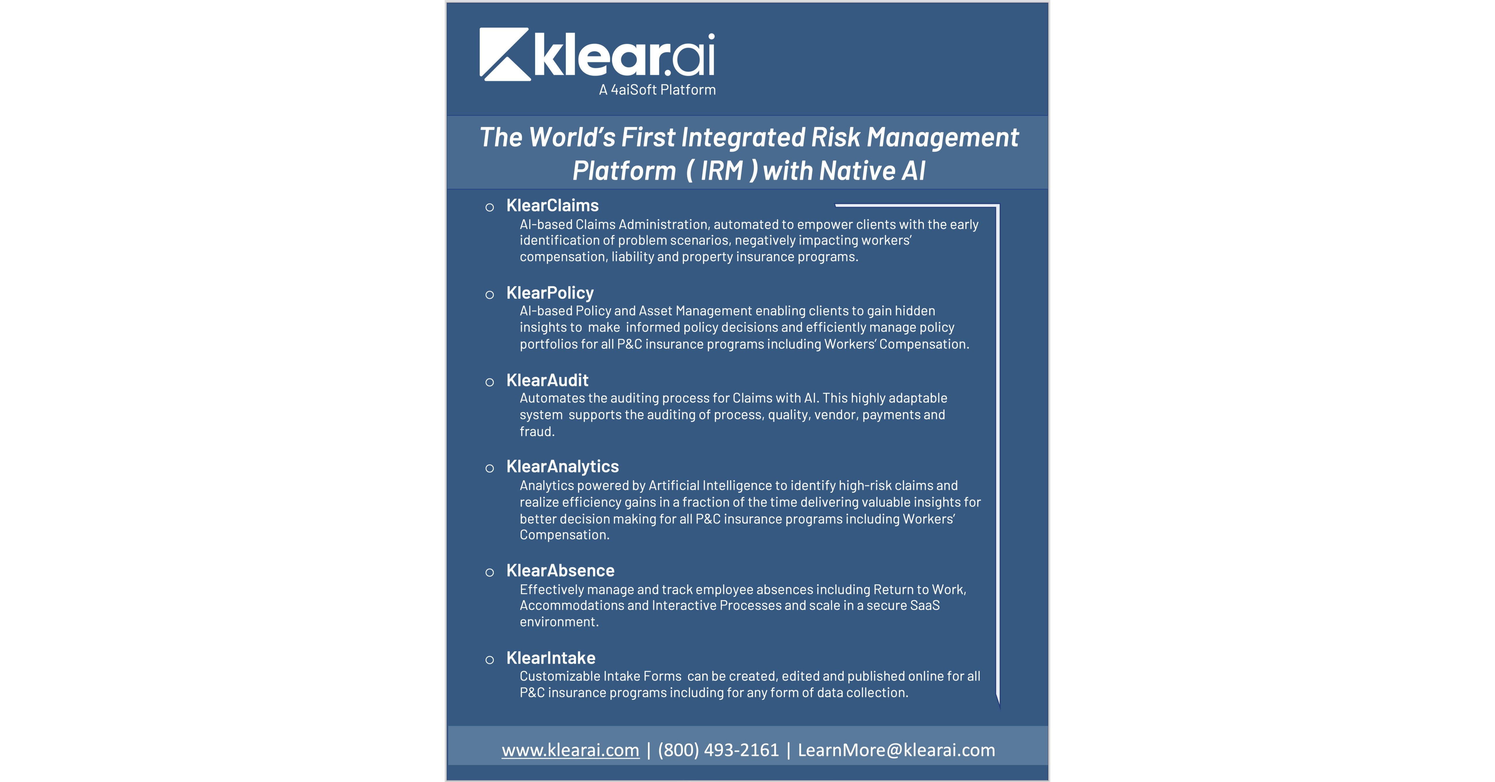 Klear.ai Featured in WorkersCompensation.com's Article Highlighting the Substantive Changes ...
