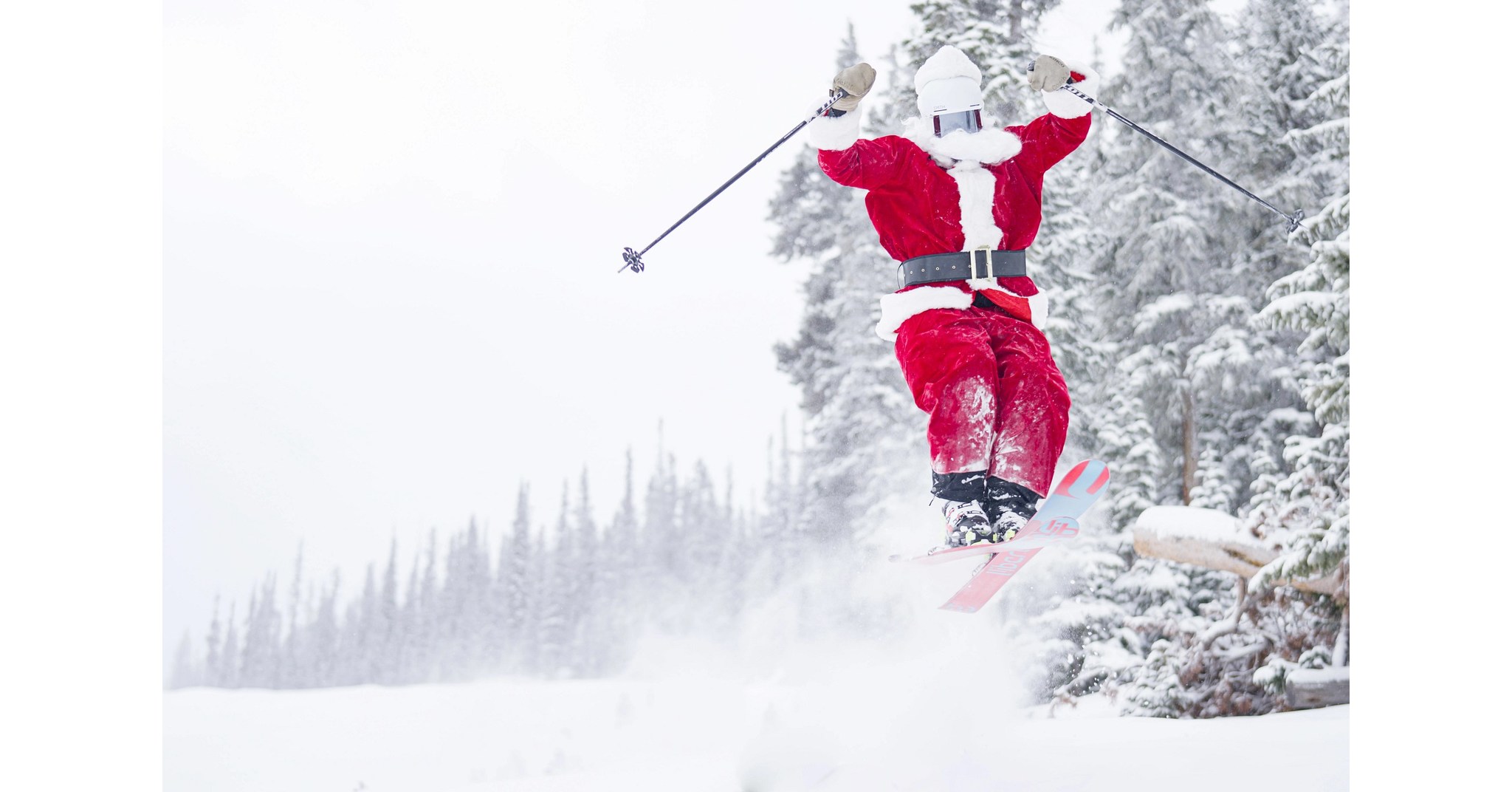 Santa is jumping for joy (literally!) and celebrating this year's gift ...