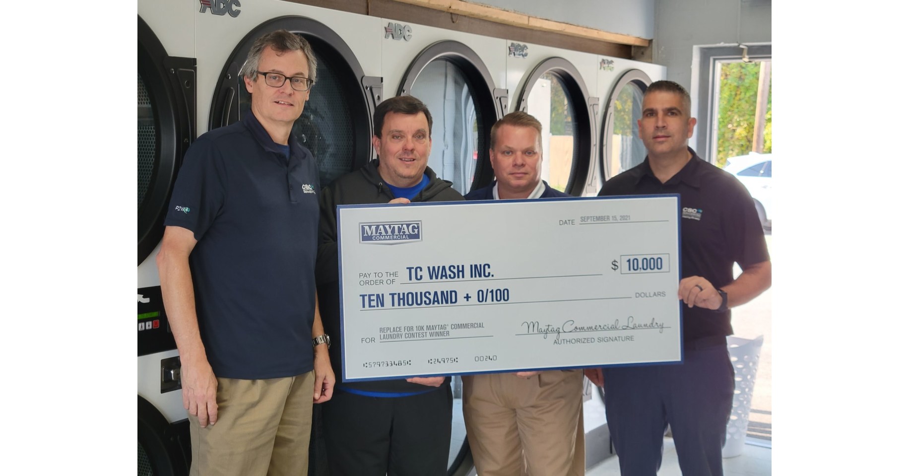 Maytag® Commercial Laundry Announces Winners of U.S. Laundromat Contest