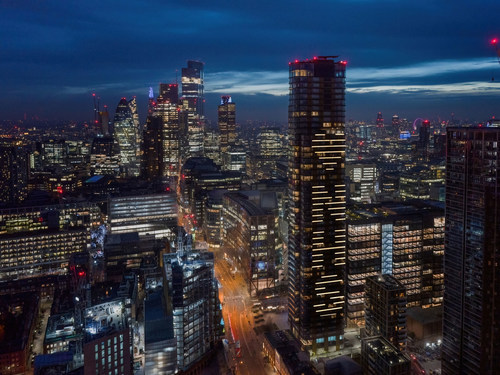 Festive LED Light up and NYE at London's Principal Tower dedicated to ...