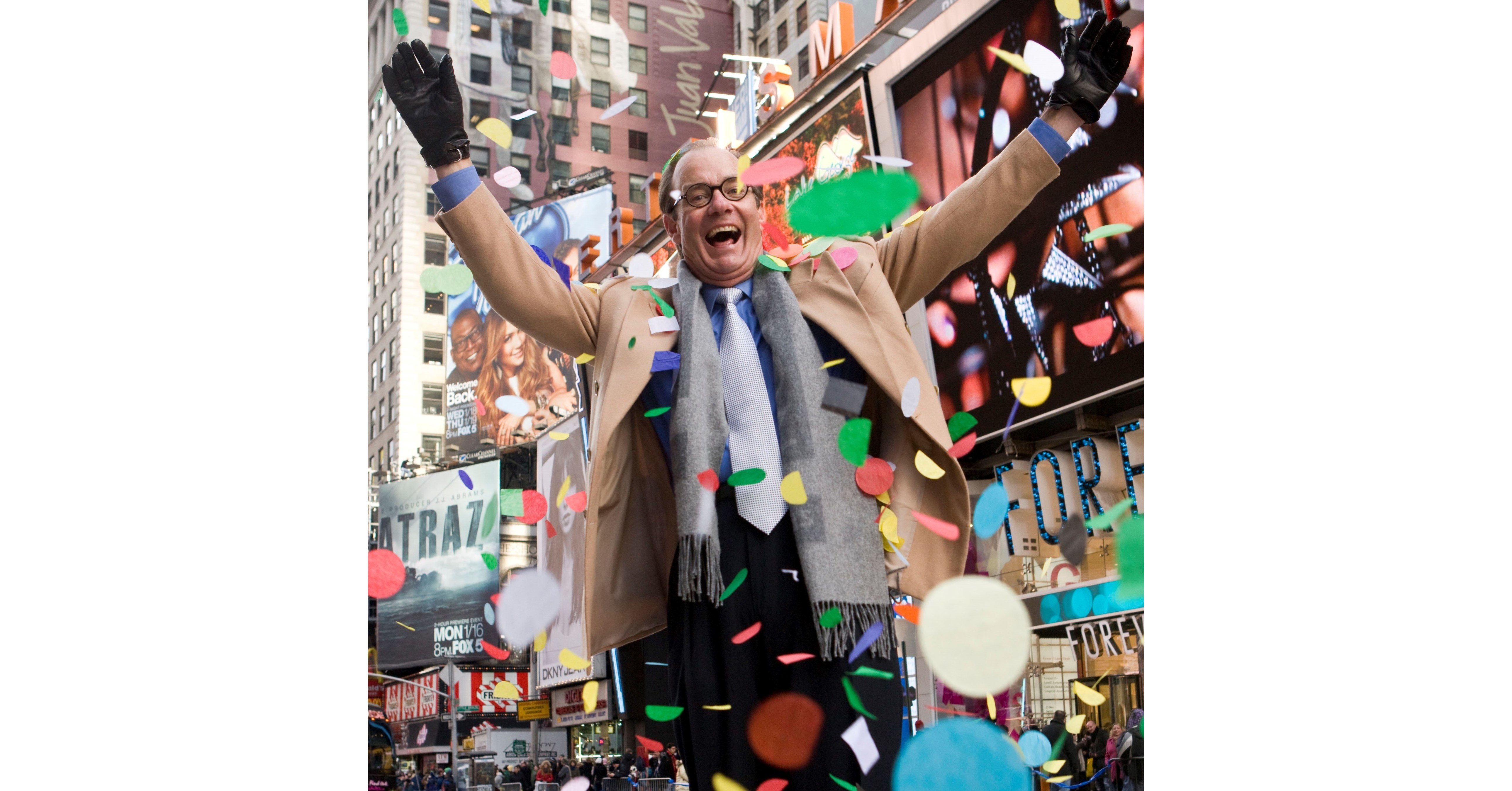 "Confetti King" Treb Heining Marks 30-Year Reign at Times Square ...