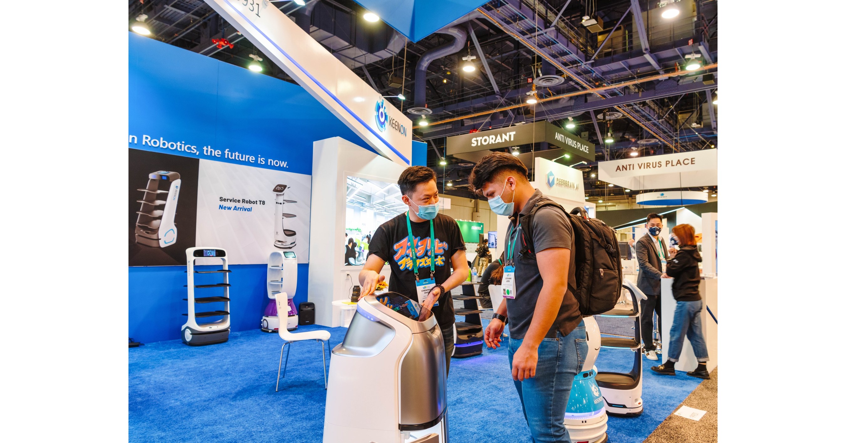 KEENON Robotics Showcases Full Line-Up of Service Robots at CES 2022