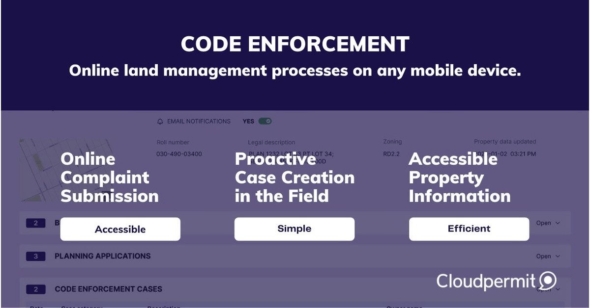 Cloudpermit Debuts New Code Enforcement Software Solution