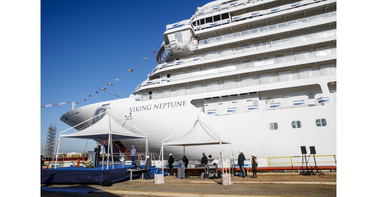 VIKING MARKS FLOAT OUT OF NEWEST OCEAN SHIP