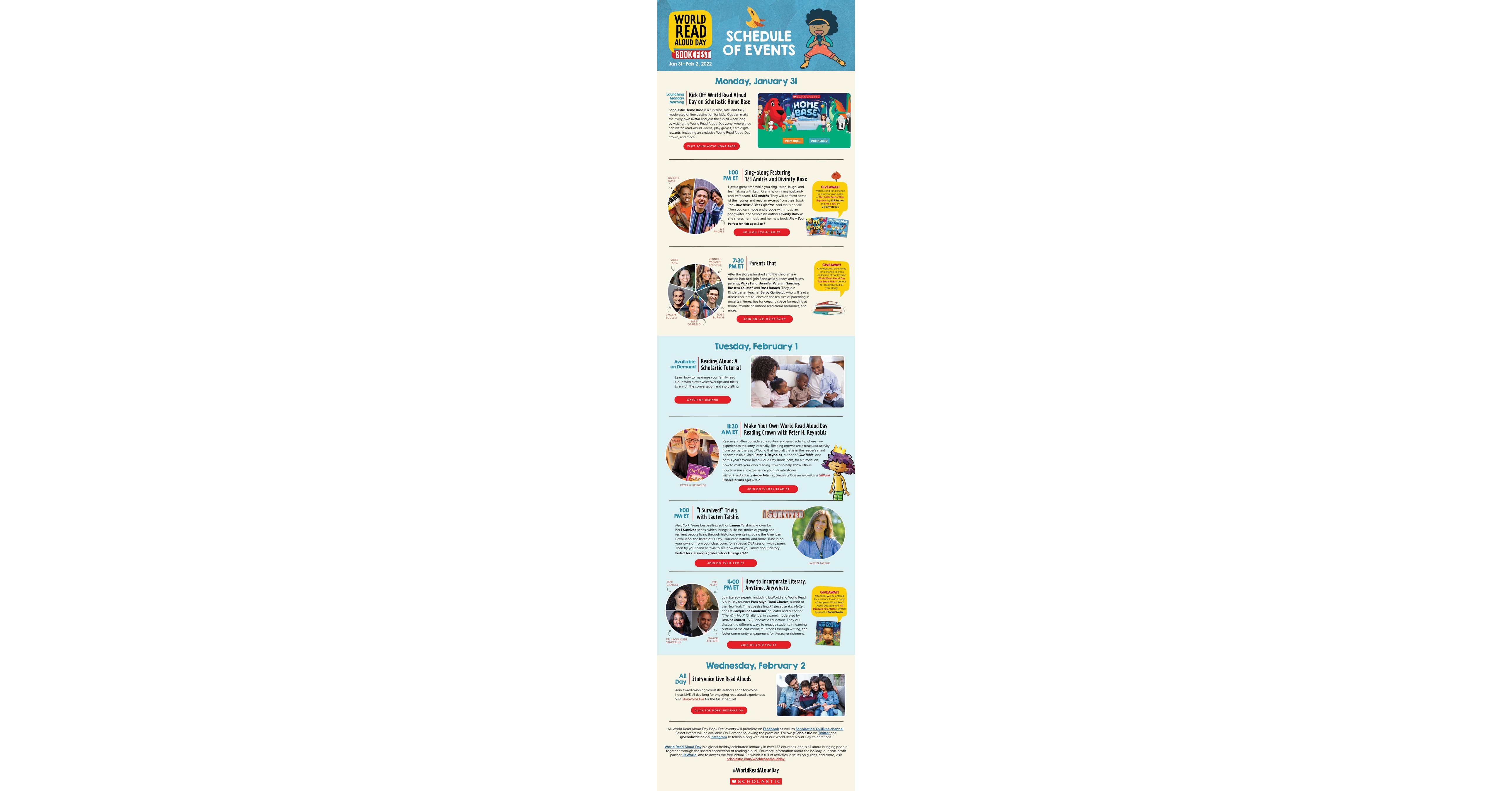 Scholastic and LitWorld to Host Free Virtual Event Series Leading Up to ...