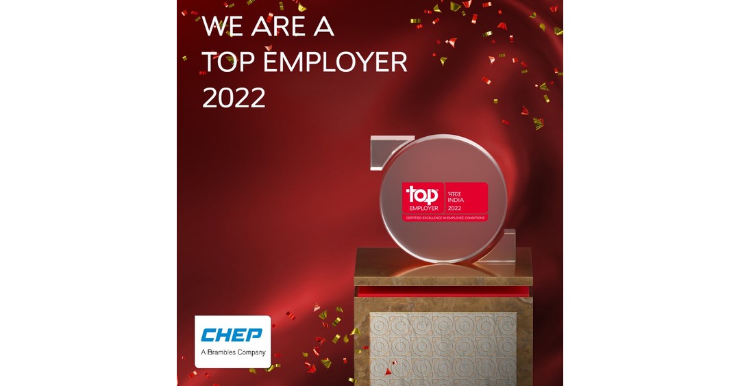 CHEP once again recognised among India's Top Employers 2022
