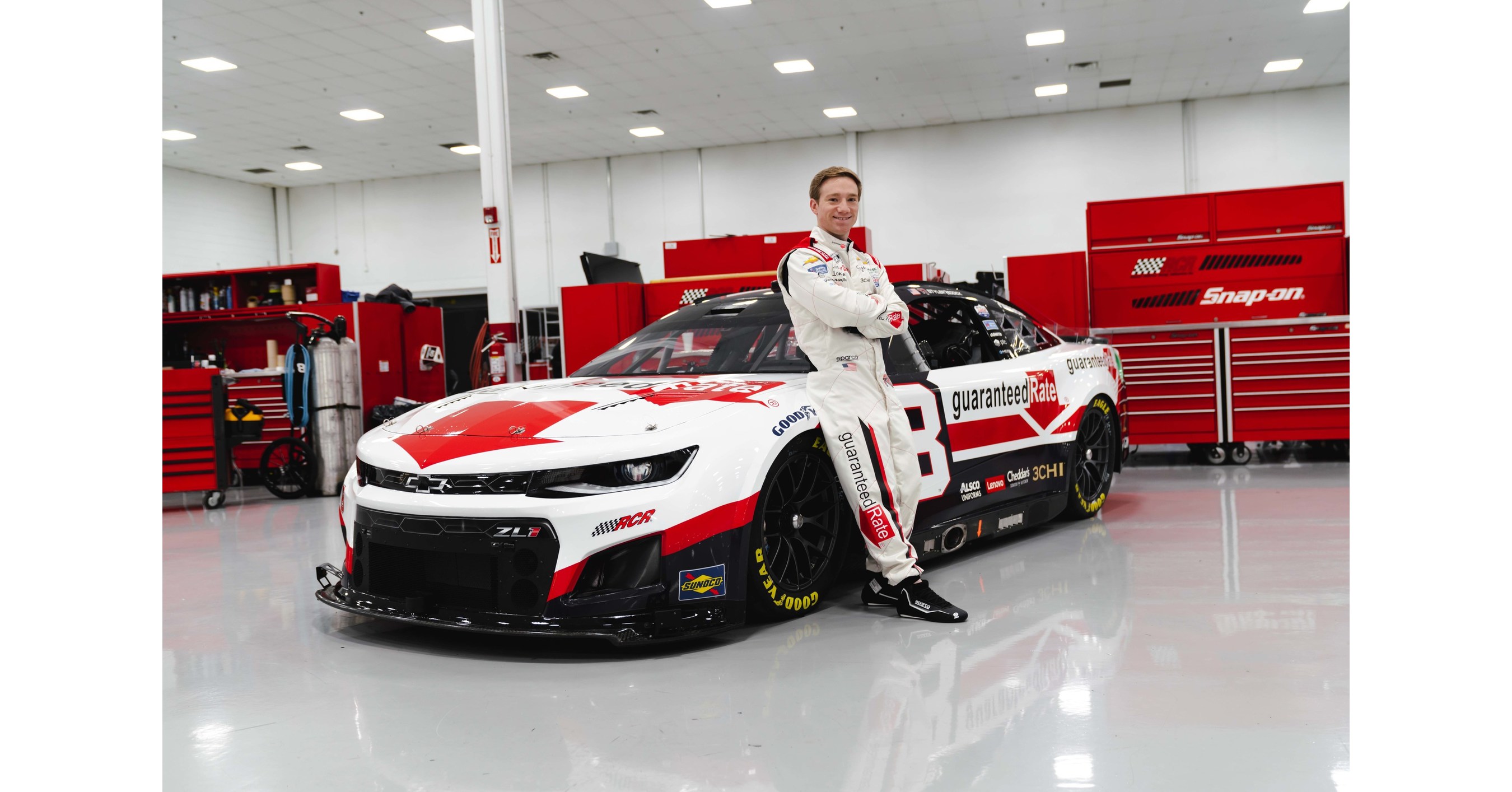 Tyler Reddick and RCR's No. 8 Guaranteed Rate Chevrolet to Debut at ...