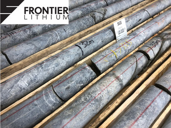 FRONTIER DRILLS 322 METERS OF 1.6% Li2O FROM PHASE X DRILLING AT SPARK