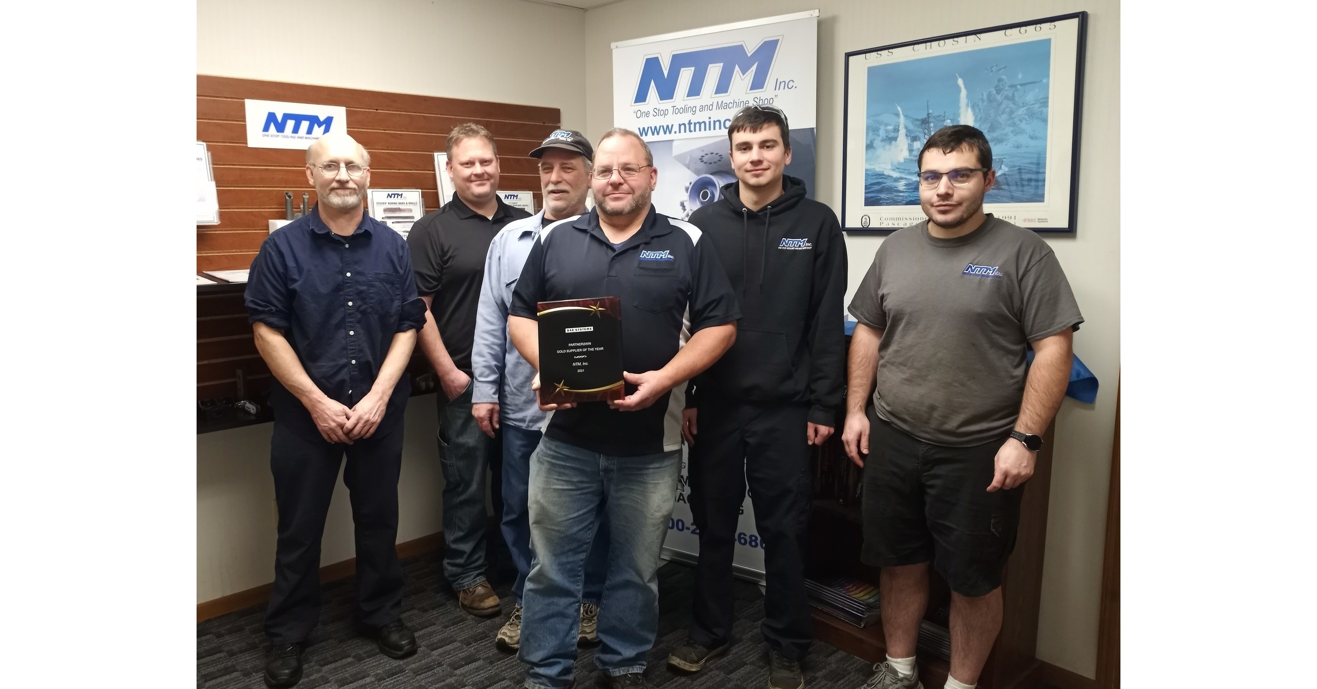 NTM Inc. Named "Gold Medal Supplier' by BAE Systems