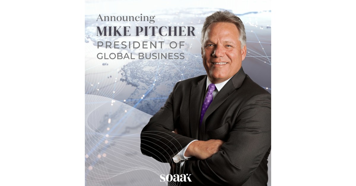 Soaak Announces Mike Pitcher as President of its Global Business Division