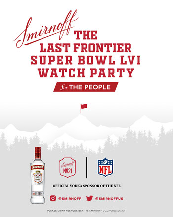 SMIRNOFF JOURNEYS TO ALASKA'S LAST FRONTIER TO BRING SUPER BOWL LVI TO ...