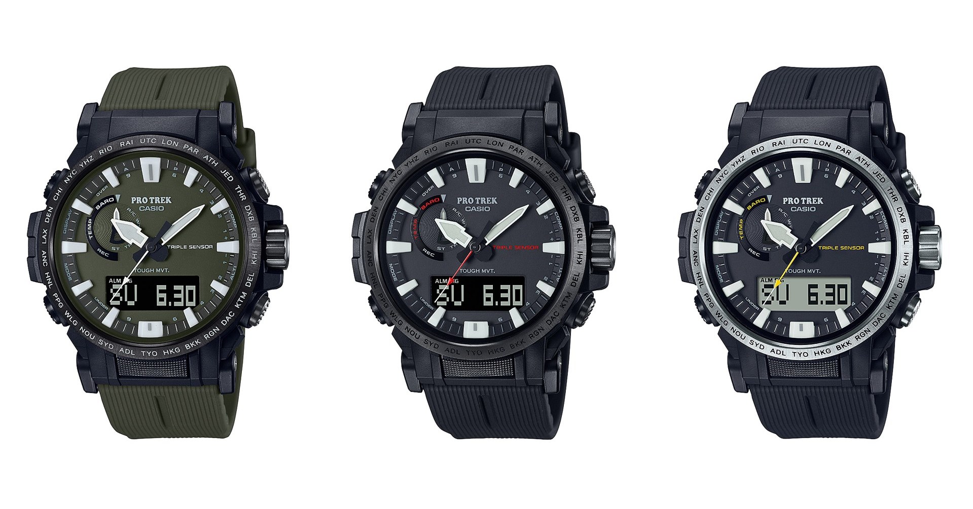 Casio lança PRO TREK com plásticos de biomassa