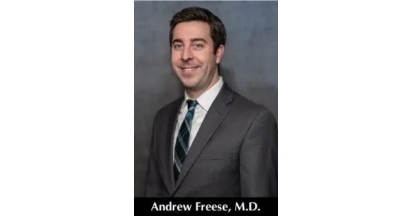 Andrew Freese, MD, is recognized by Continental Who's Who
