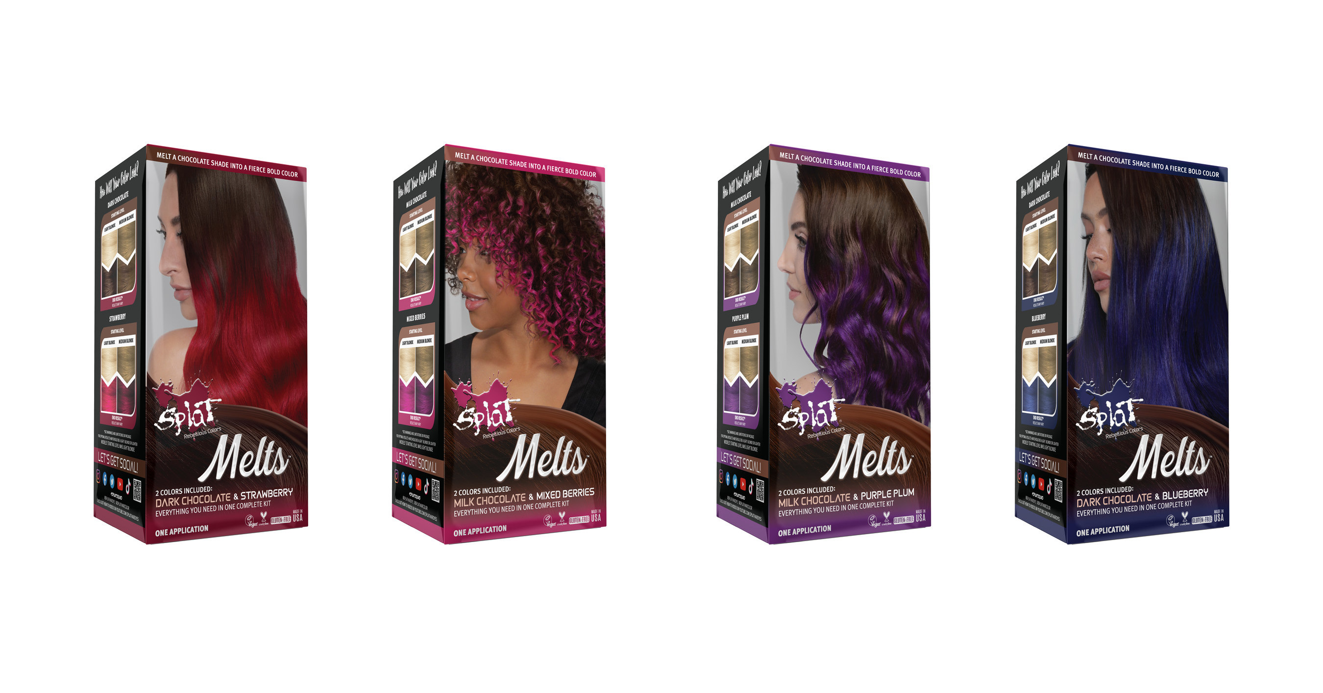 Splat Launches Splat Melts Collection New Rich Brown Shades with a Bold Pop