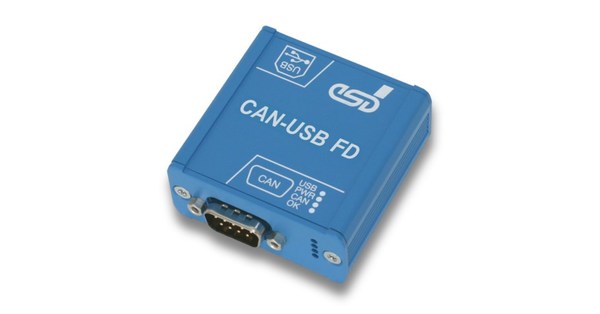 New CAN-USB/3-FD module in a solid housing for data transfer with CAN ...