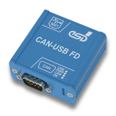 New CAN-USB/3-FD module in a solid housing for data transfer with CAN ...