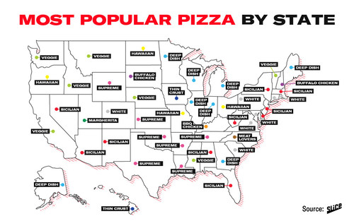 Slice Reveals Most Popular Pizza Style In Every State, Fastest Growing ...