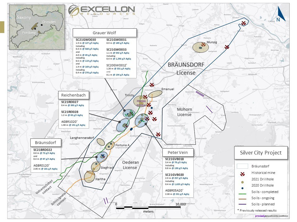 Excellon Resources Drills 1,633 g/t silver equivalent over 0.35 Metres ...