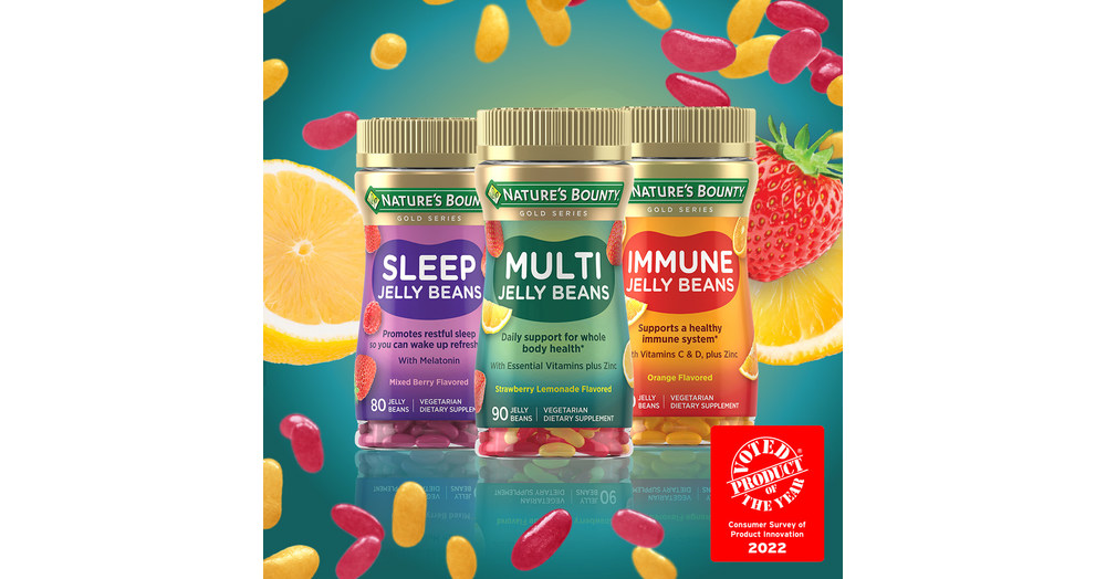NATURE'S BOUNTY® JELLY BEAN VITAMINS VOTED PRODUCT OF THE YEAR 2022