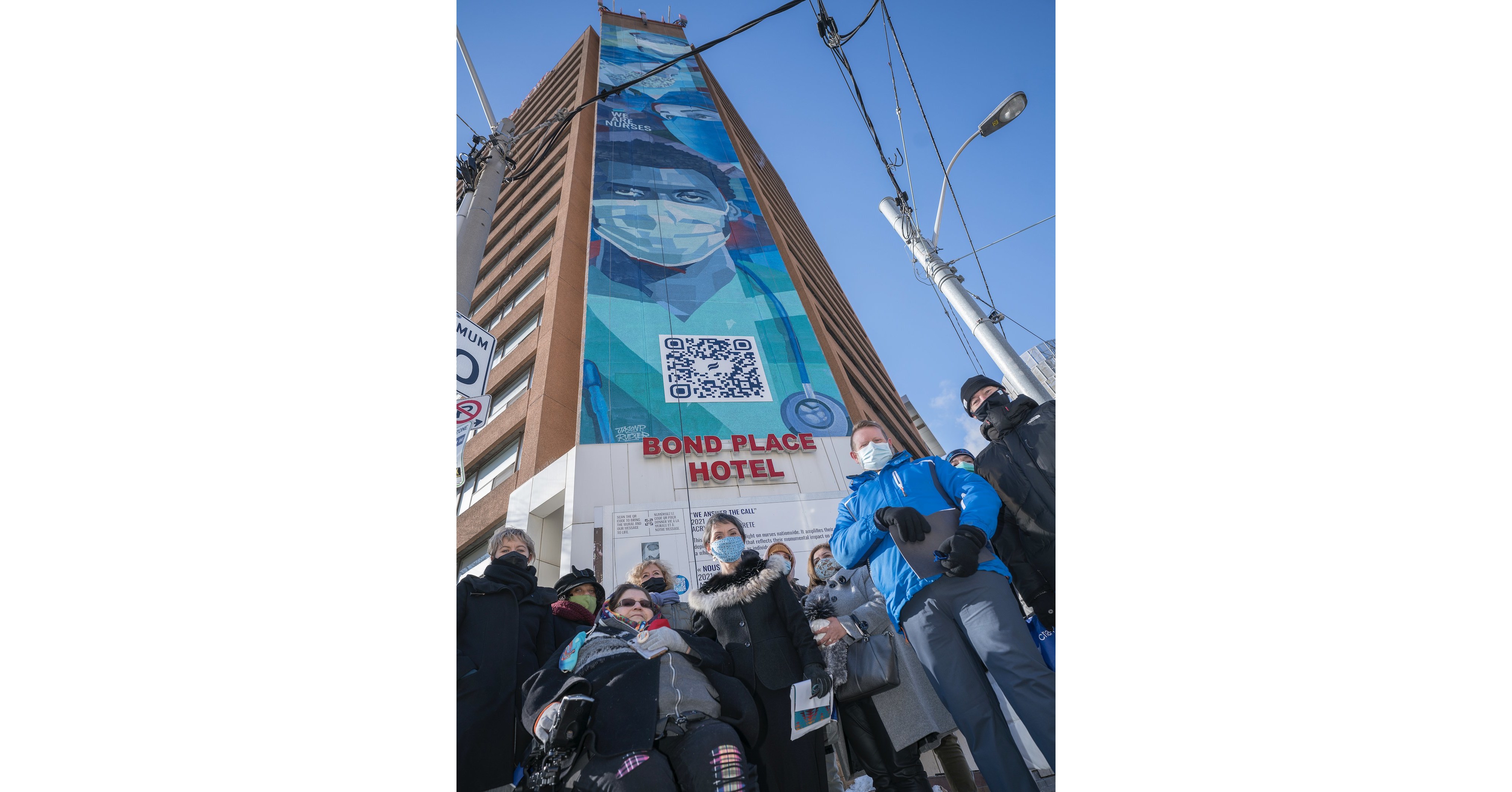Canadian Nurses Association Unveils Massive 28-storey Mural to ...