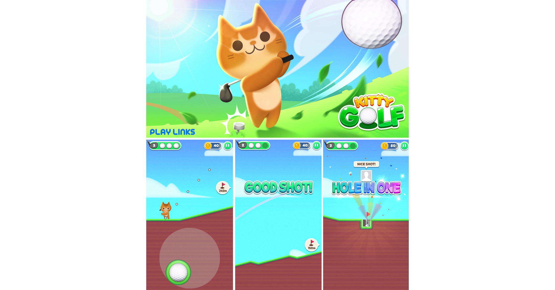 PLAYLINKS releases 'KITTY GOLF' on Facebook Gaming