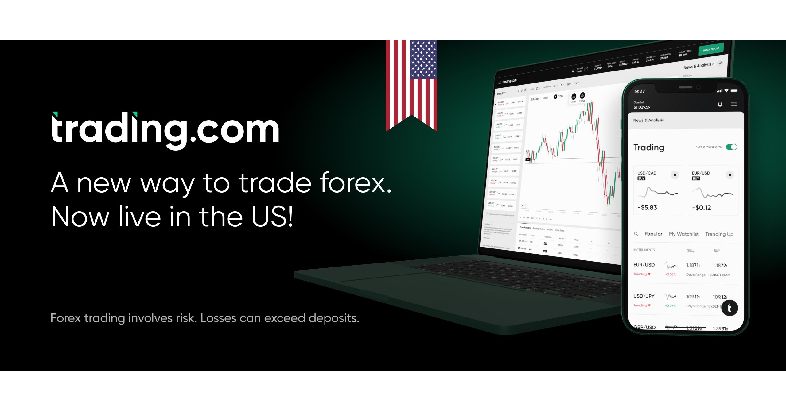 Trading.com officially launches in the US