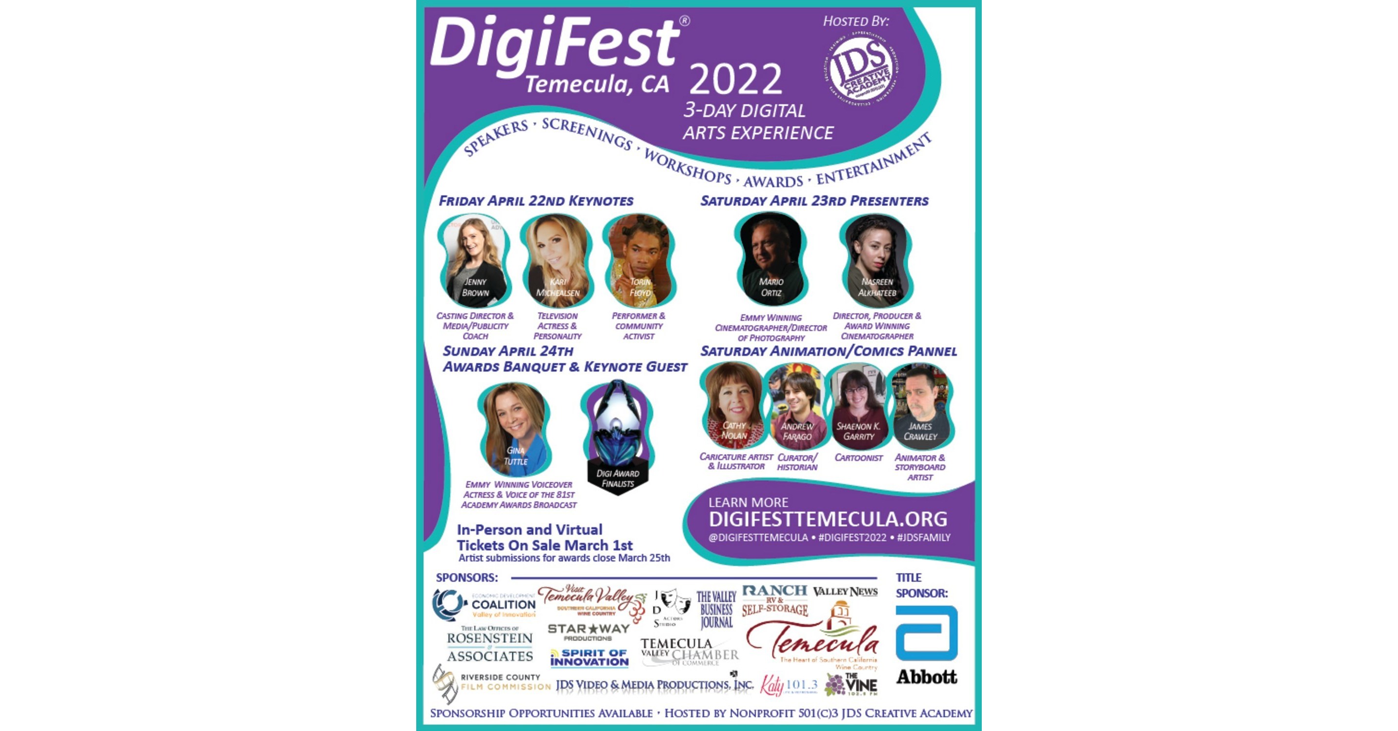 DigiFest® Announces Speaker and Performer Lineup