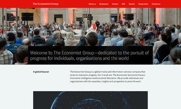 The Economist Group unveils the latest expression of its business and ...