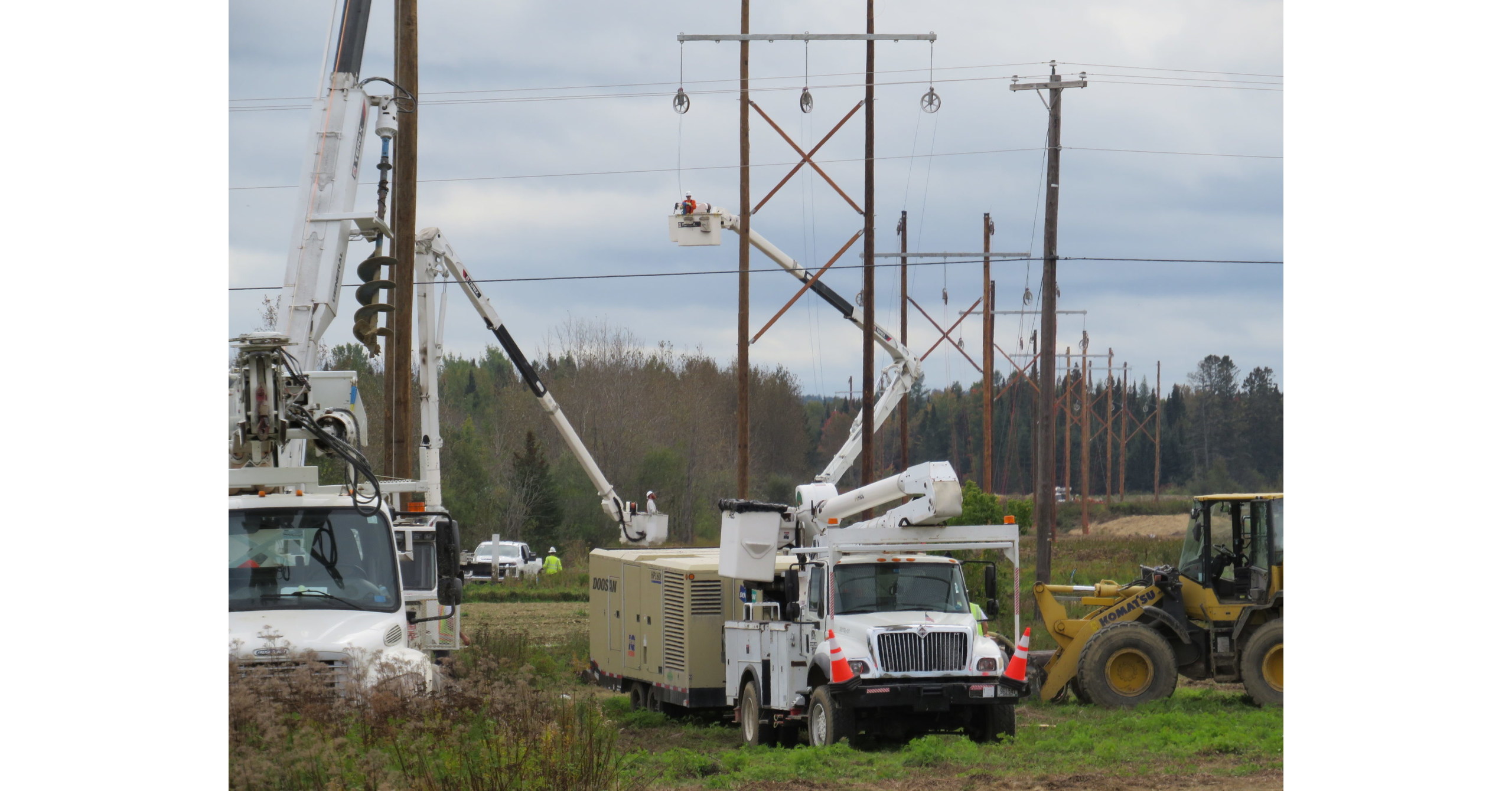 Homeland Power & Utility Completes Transmission Line 1176: 5-Mile ...