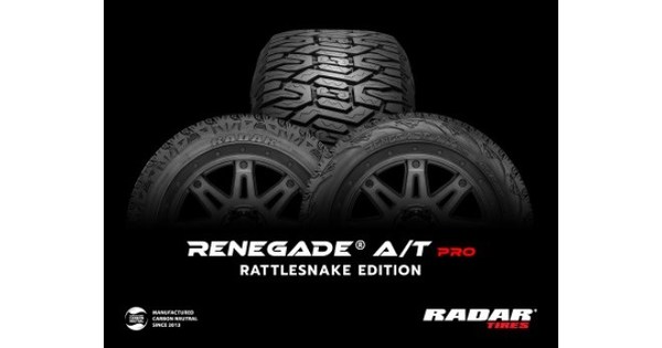 RADAR TIRES LAUNCHES NEW DUAL SIDEWALL ALL-TERRAIN RANGE: RENEGADE A/T PRO