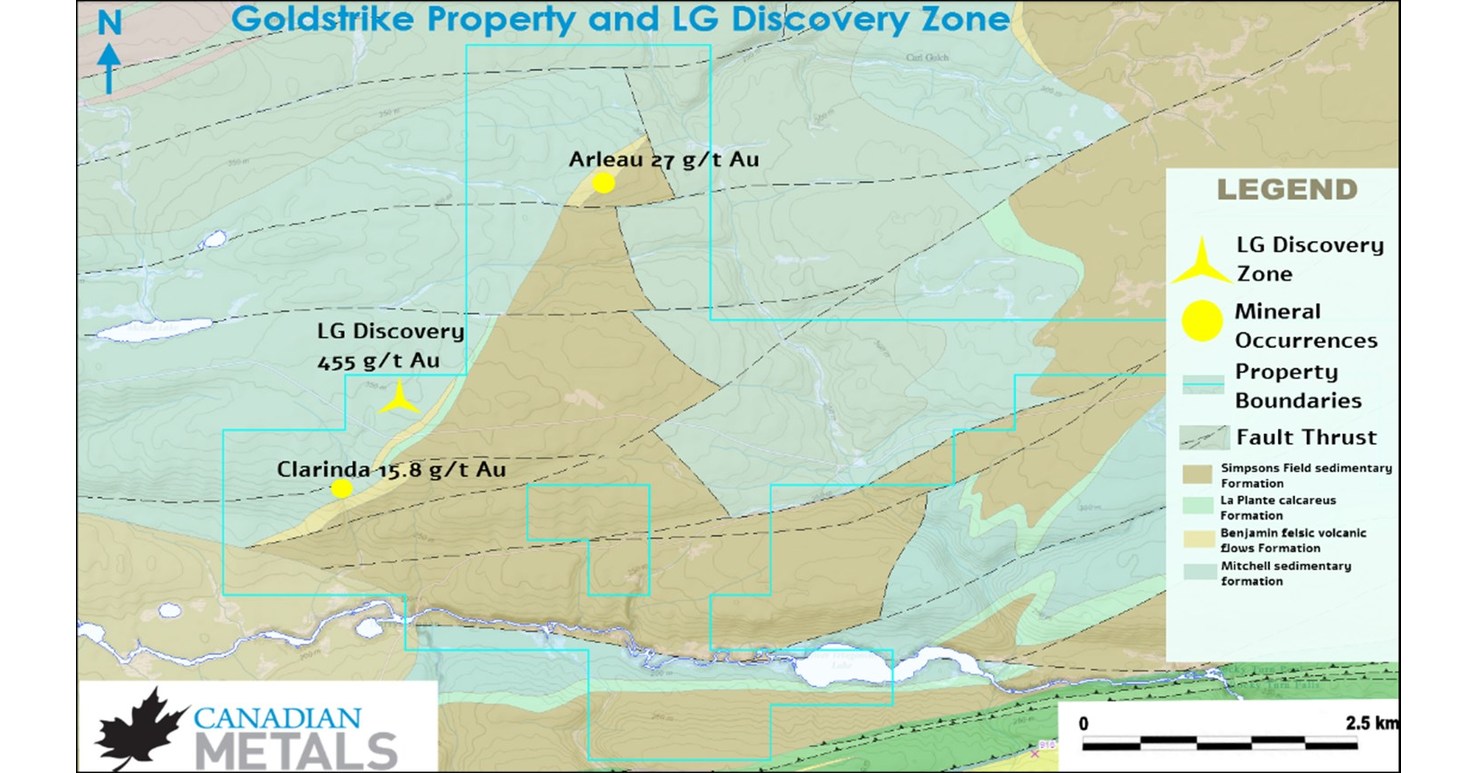 Canadian Metals Makes New High-Grade Gold Discovery Samples Grading up ...